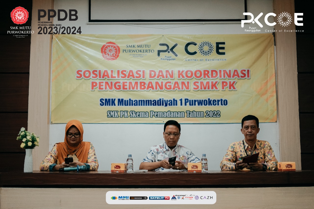 SMK PK Skema Pemadanan 2022 – SMK Muhammadiyah 1 Purwokerto